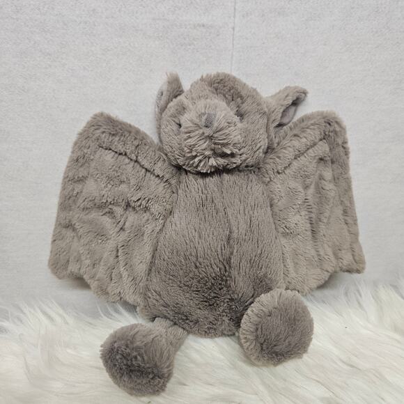 Jellycat | Toys | Jellycat Medium Gray Bashful Bat Stuffed Animal Plush Rare | Poshmark
